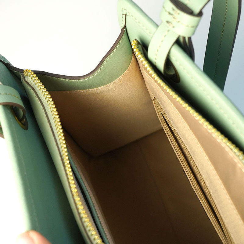 Custom-made Fashionable Ladies' Genuine Leather Two-Tone Shoulder Bag ...